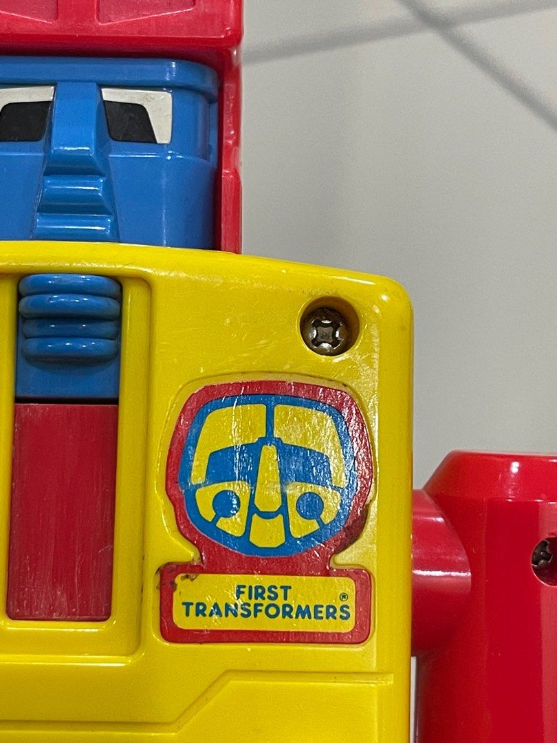 VINTAGE 1986 HASBRO PLAYSKOOL FIRST TRANSFORMER DUMP TRUCK, Hobbies ...