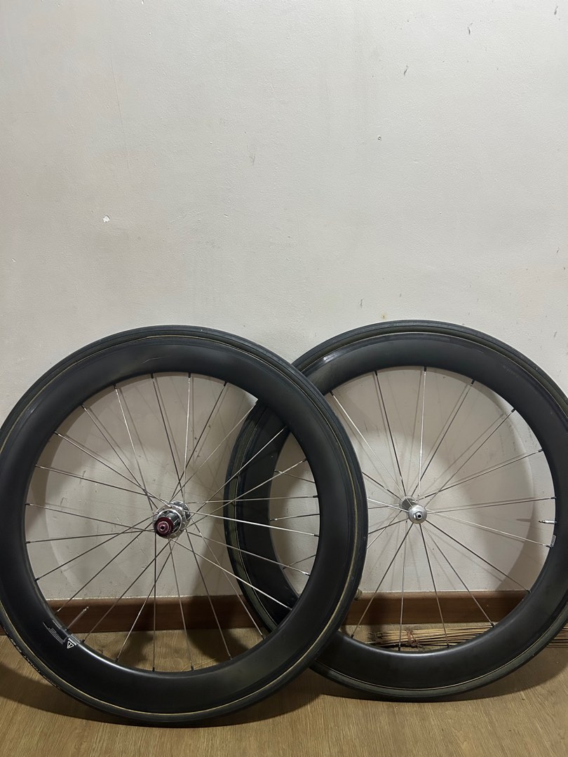 HED jet 60 mm carbon wheelset, Sports Equipment, Bicycles & Parts, Bicycles on Carousell