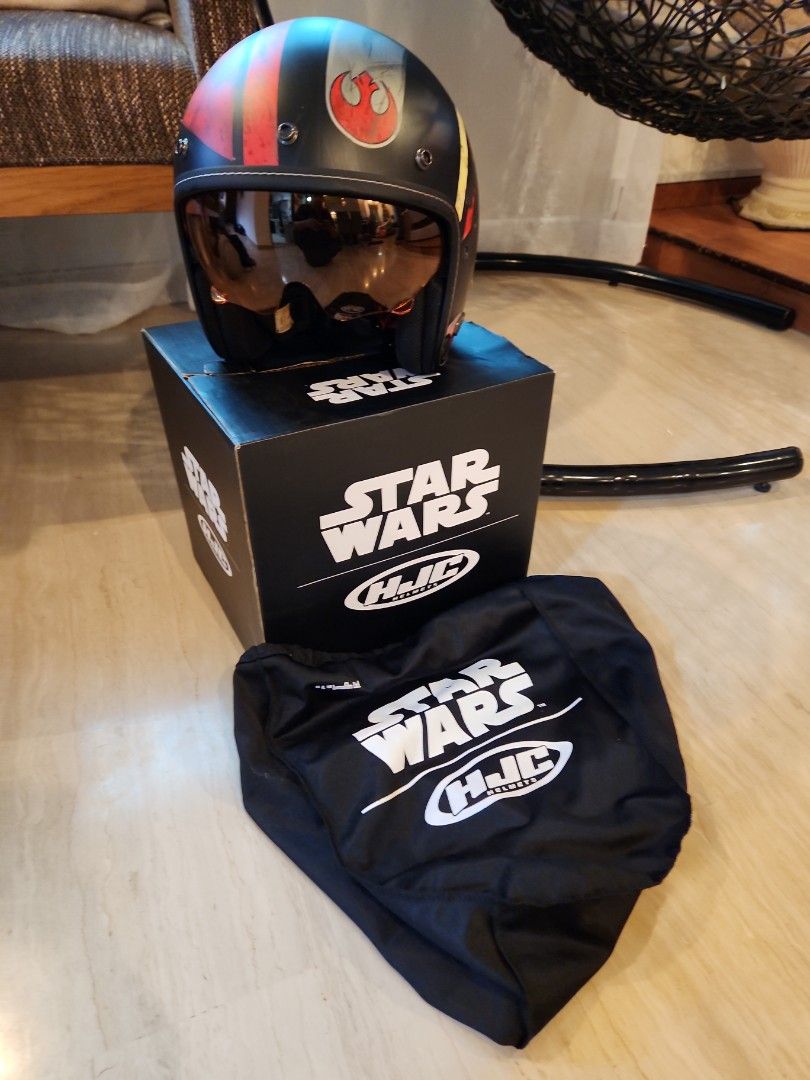 HJC star wars helmet, Motorcycles, Motorcycle Apparel on Carousell