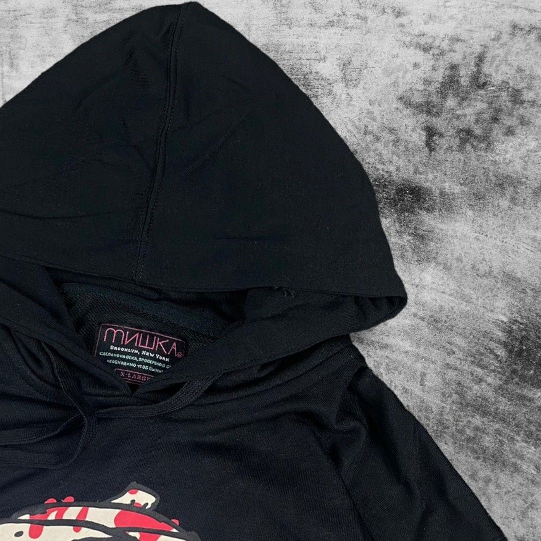 Hoodie Mishka MNWKA Eye Logo Hitam, Fesyen Pria, Pakaian , Baju Luaran ...