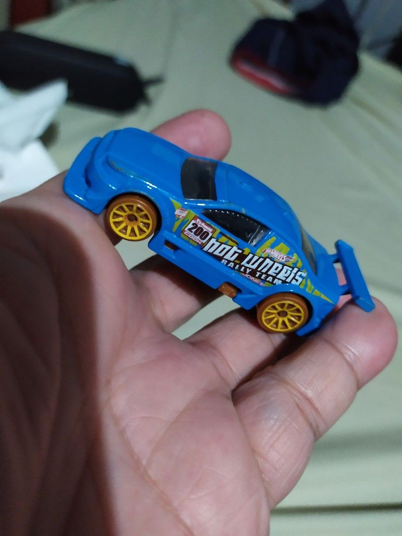 Hot Wheels Car 2008 L9945 Blue Rally Team 200 Cook on Carousell