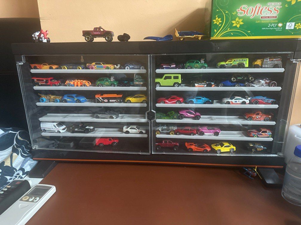Hot wheels display rack, Furniture & Home Living, Furniture, Shelves ...