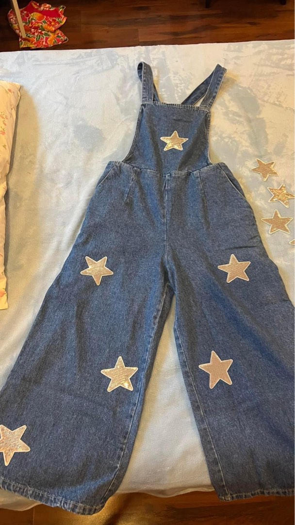 HSLOT Outfit Star Overalls, Women's Fashion, Dresses & Sets, Jumpsuits ...