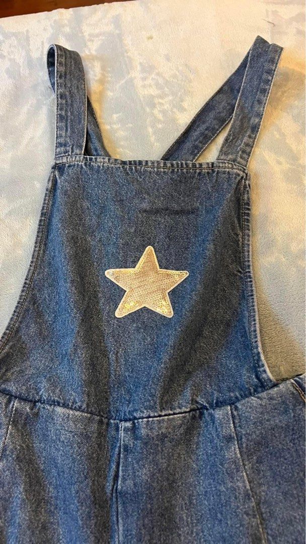 HSLOT Outfit Star Overalls, Women's Fashion, Dresses & Sets, Jumpsuits ...