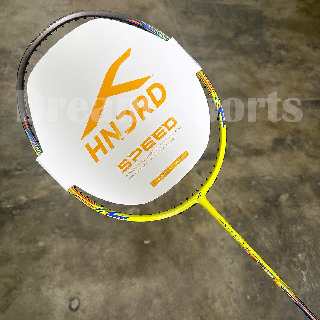 Hundred HNDRD N-ERGY 80 Racket, Sports Equipment, Sports & Games ...