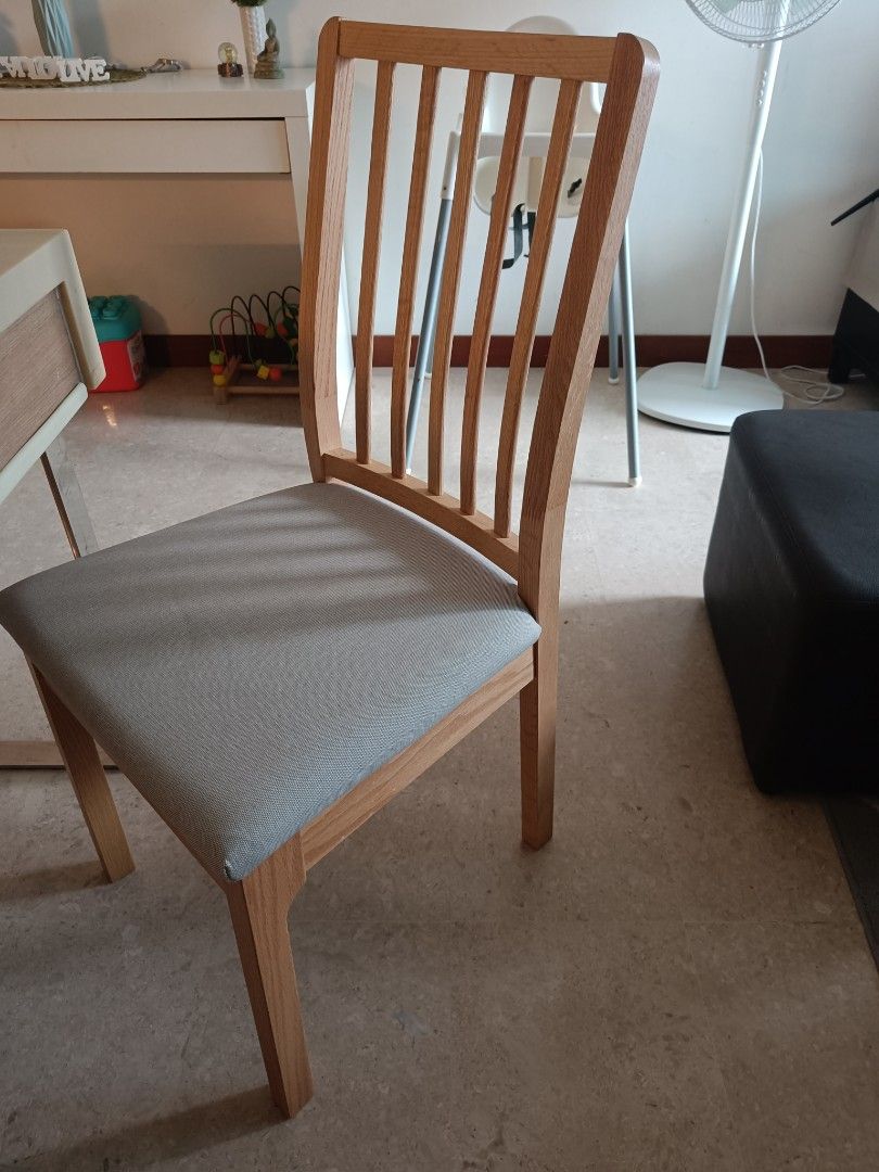 Ikea dining chairs - set of 4, Furniture & Home Living, Furniture ...