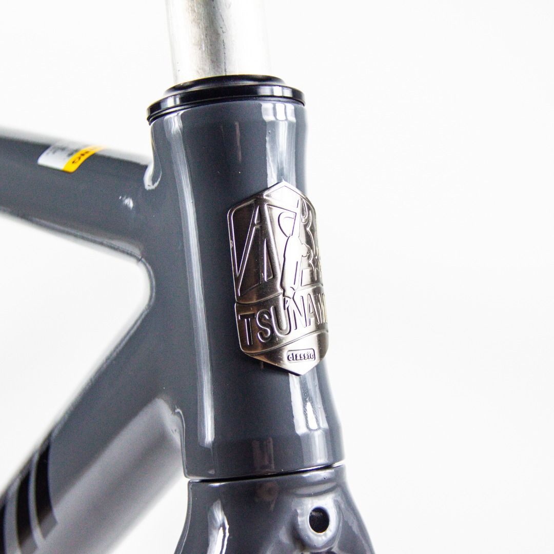 Tsunami Cement Grey SNM 100 Frameset Full Bike Fixie Singlespeed Fixed ...