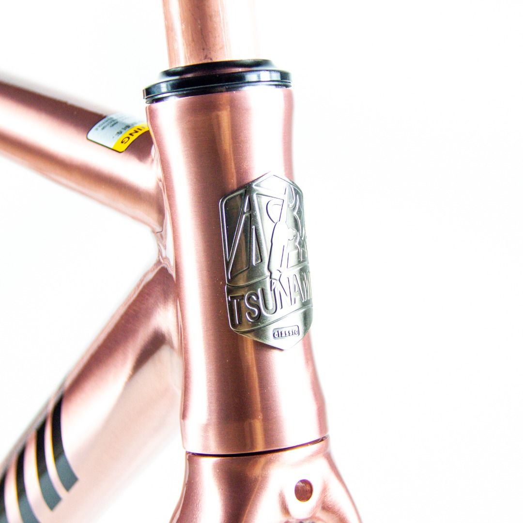 Tsunami Rose Gold SNM 100 Frameset Full Bike Fixie Singlespeed Fixed ...