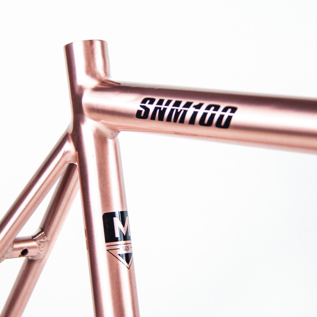 Tsunami Rose Gold SNM 100 Frameset Full Bike Fixie Singlespeed Fixed ...