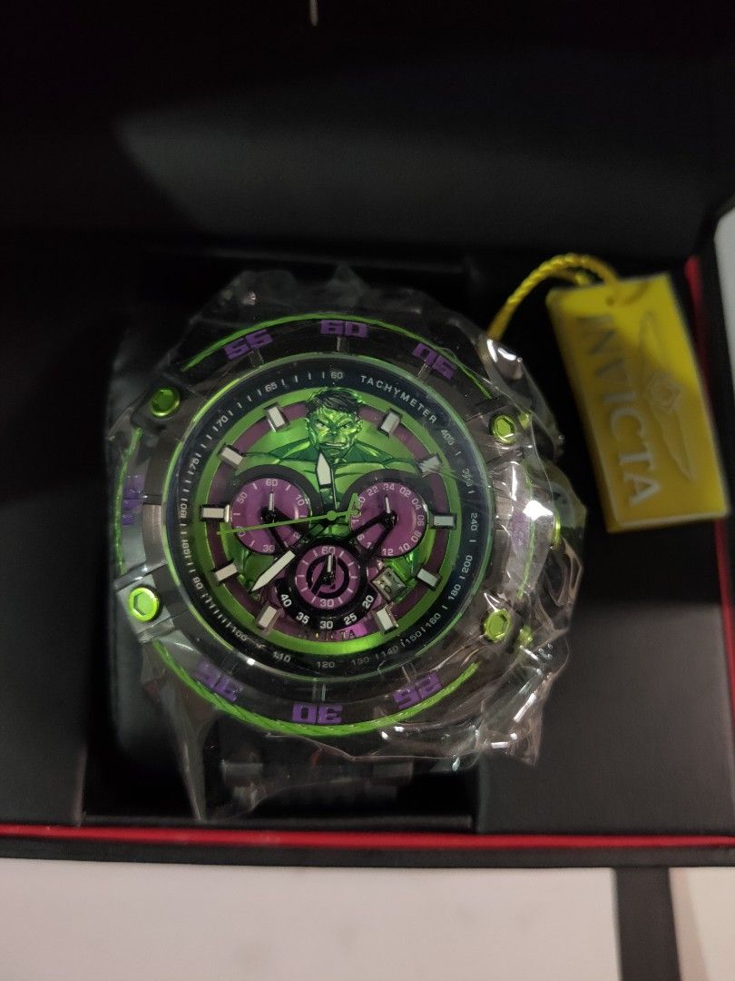 Invicta Marvel Hulk limited edition, Men's Fashion, Watches ...