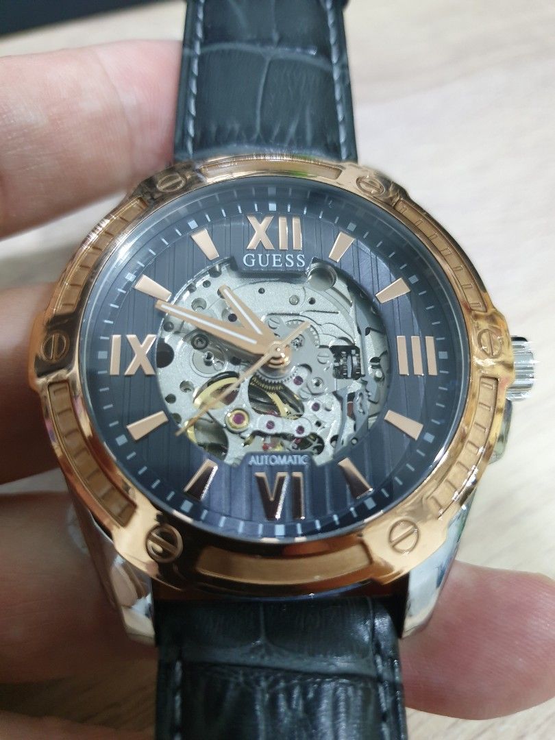 JAM GUESS collection GC ORI MESIN SEIKO 4R36 Full Set BNIB, Fesyen Pria ...