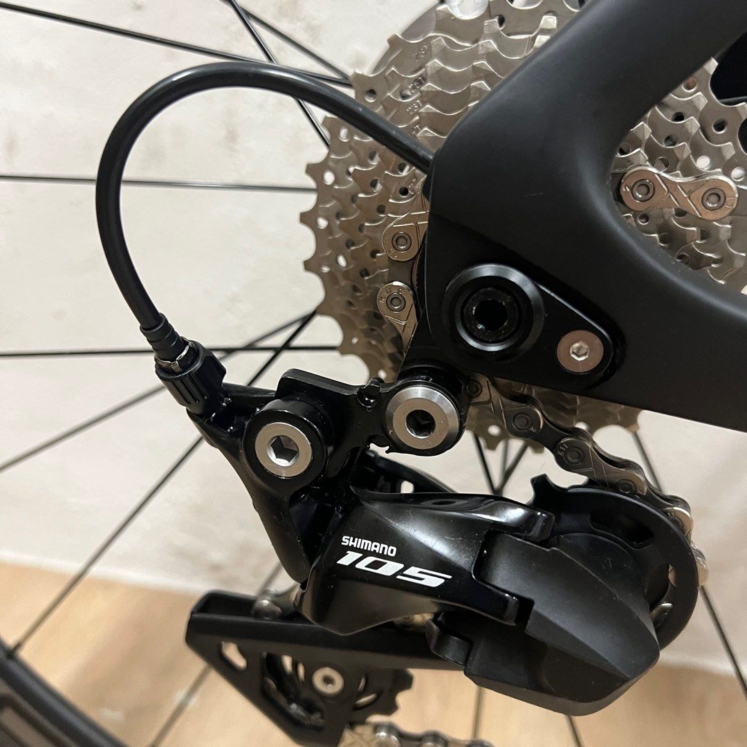 Java vesuvio carbon fiber road bike shimano 105 racing bicycle fully internal cable, Sports ...