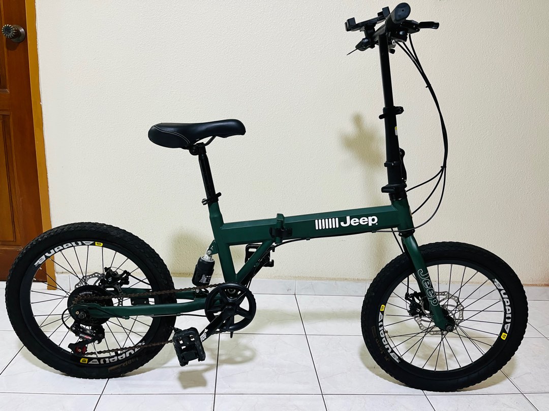 Jeep foldable bike 20 inch 6 gears with air suspension, Sports Equipment, Bicycles & Parts ...