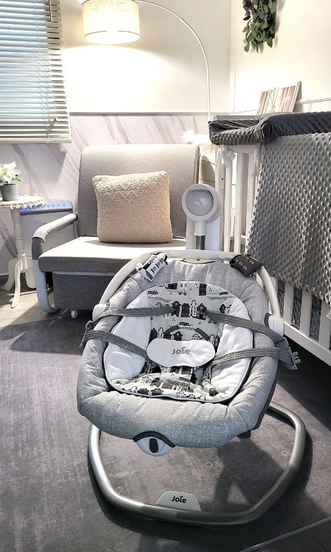 LIKE NEW! Joie Serina 2-in-1 Electronic swing & rocker, Baby swing ...