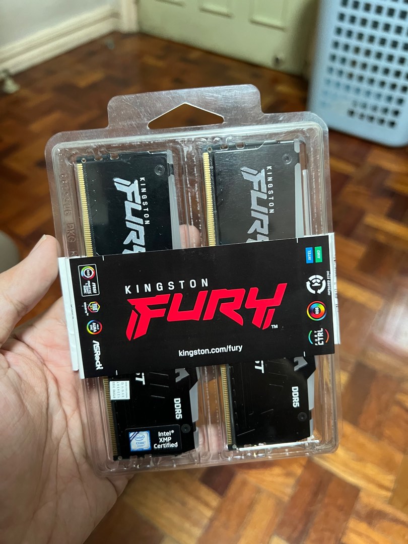 Kingston Fury Beast DDR5 RGB 16GB (8GBx2) CL40 5200Mhz Kit on Carousell