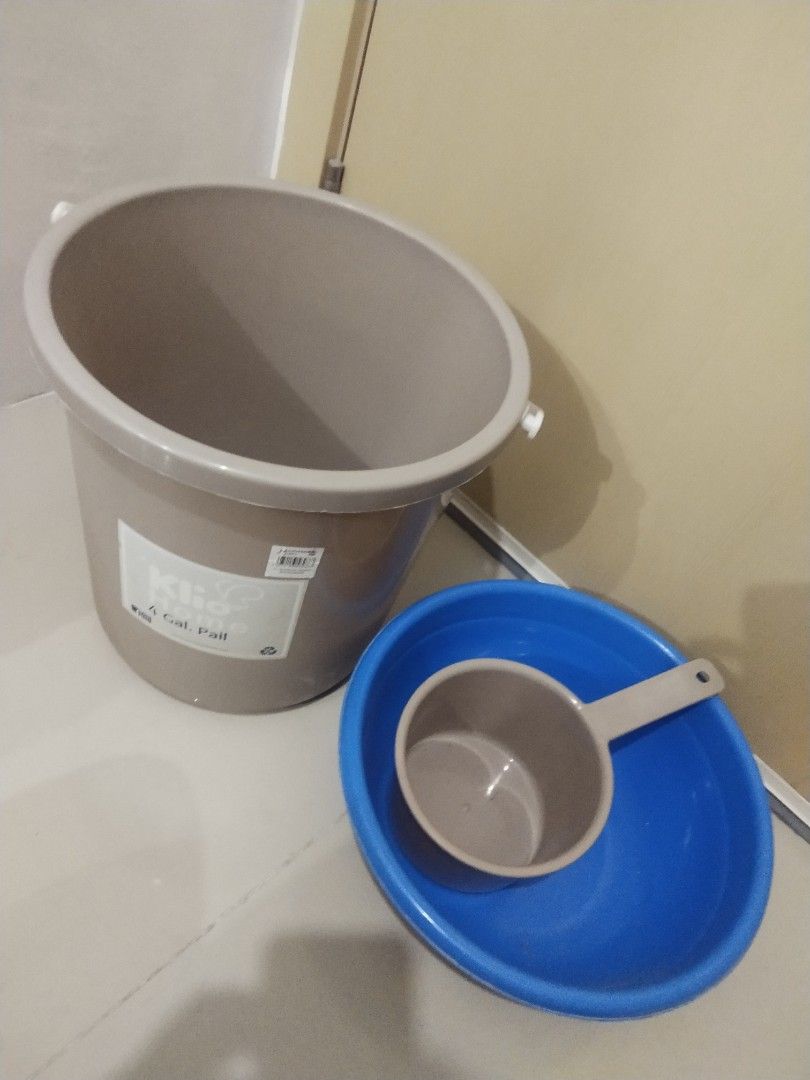 Klio Timba, Tabo, at Palanggana (Sold as Set) on Carousell