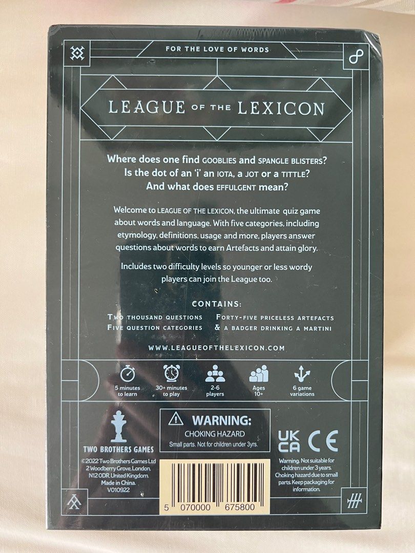 League of the Lexicon Word Game Full Monty Pledge, Hobbies & Toys, Toys ...