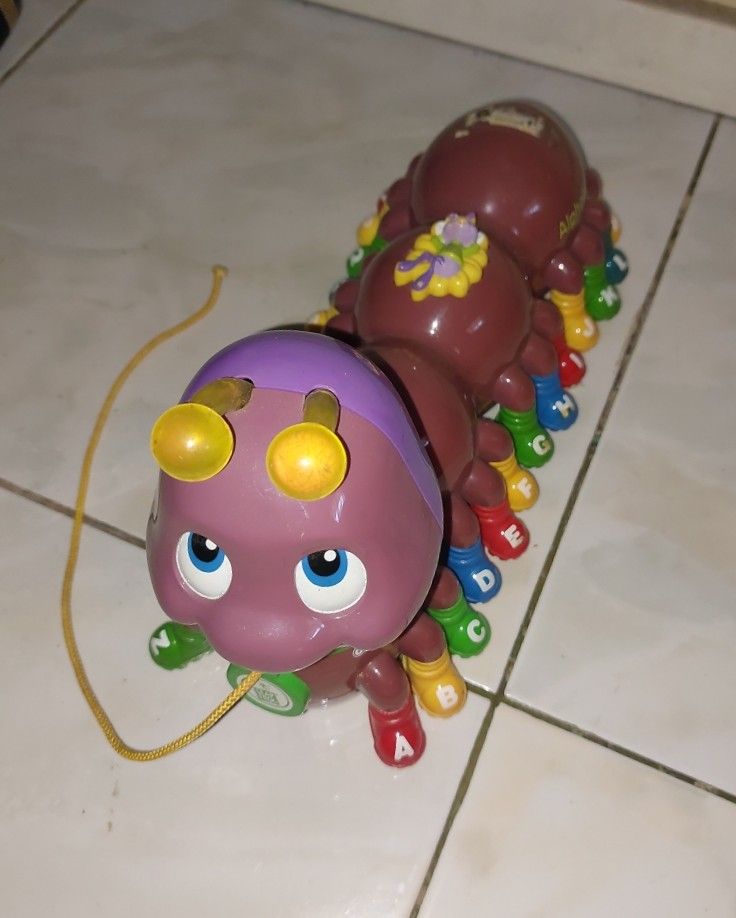 Leapfrog Alphabet Pal Caterpillar Pull out Toy on Carousell