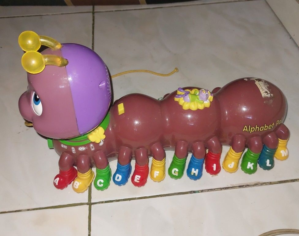Leapfrog Alphabet Pal Caterpillar Pull out Toy on Carousell