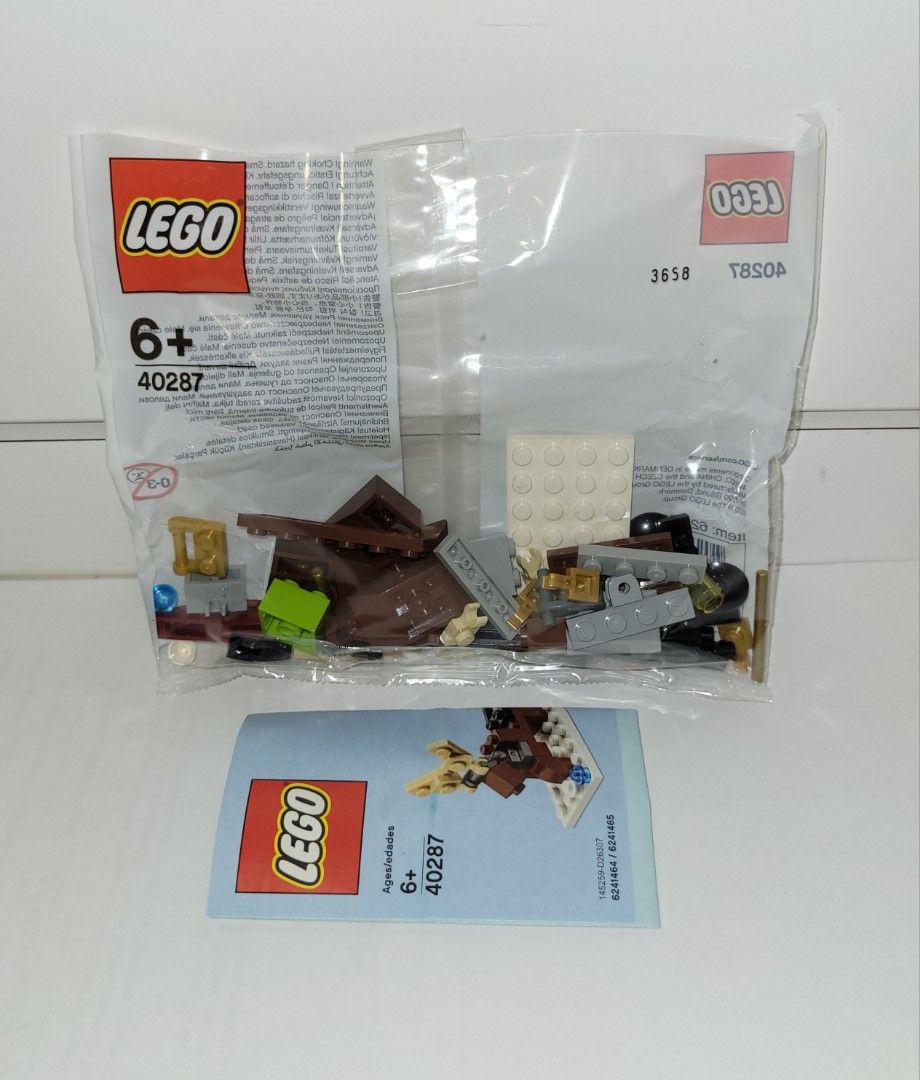 Lego 40287 Christmas reindeer sleigh polybag monthly mini model - 100% ...
