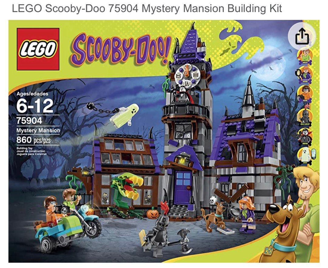 Lego 75904 Scooby-Doo Mystery Mansion, Hobbies & Toys, Toys & Games on ...