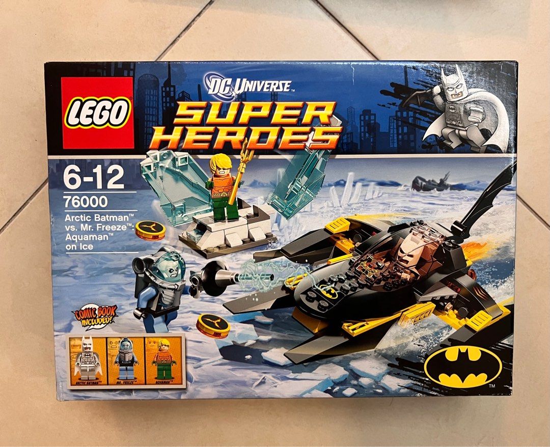 Lego Batman 76000 Arctic Batman Vs Mr Freeze Aquaman on Ice, Hobbies ...