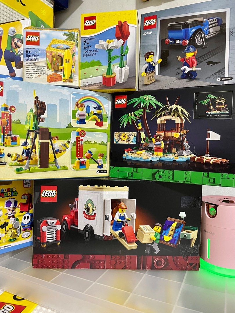 Lego 40586 Moving Truck Icons 40566 Ray the Castaway 40529 Kids Fun ...