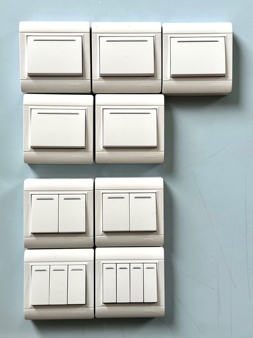 Light switches brand new, Furniture & Home Living, Home Improvement ...