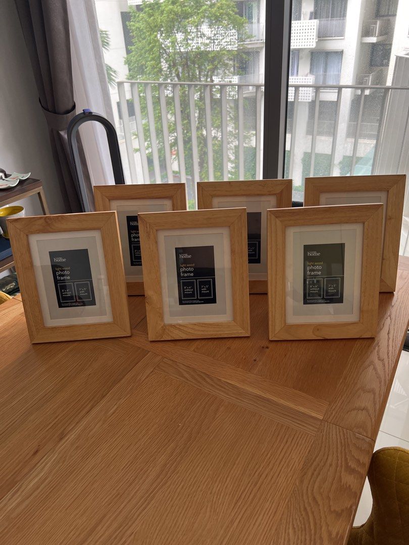 Light Wood Photo Frames, Furniture & Home Living, Home Decor, Frames ...