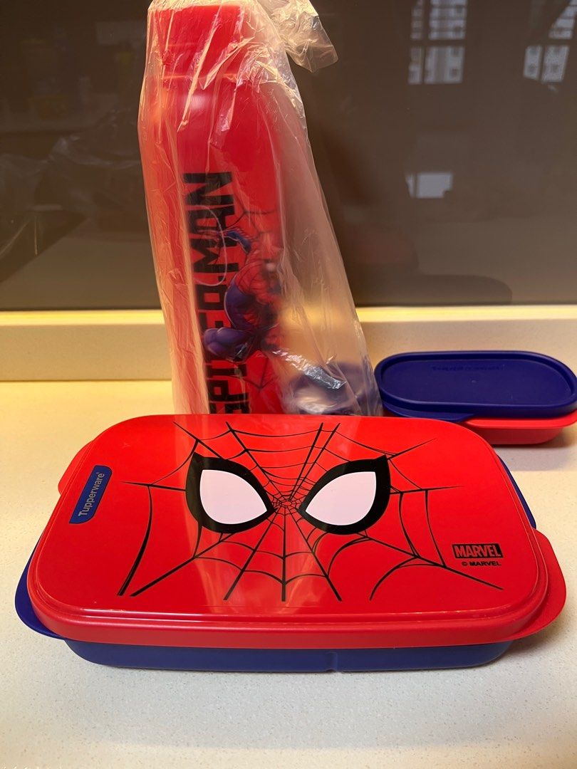 Limited addition Spider-Man Tupperware, TV & Home Appliances, Kitchen ...