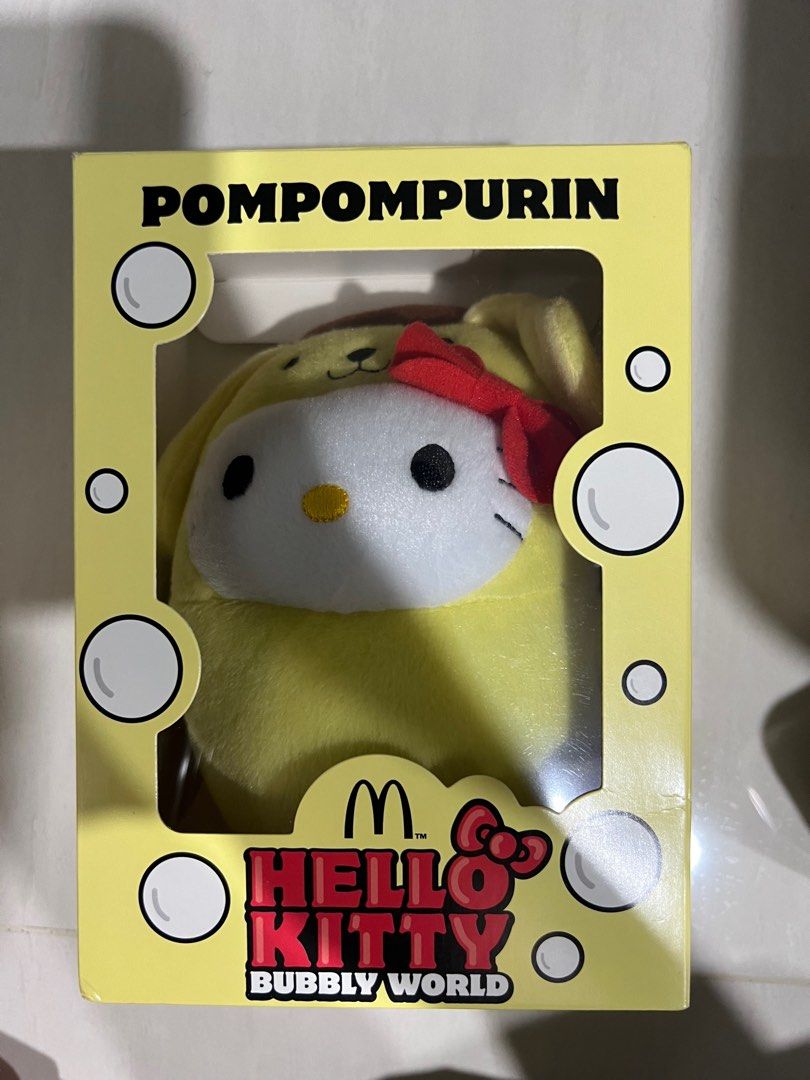 LIMITED EDITION MacDonald Sanrio hello kitty bubbly world Pompompurin ...