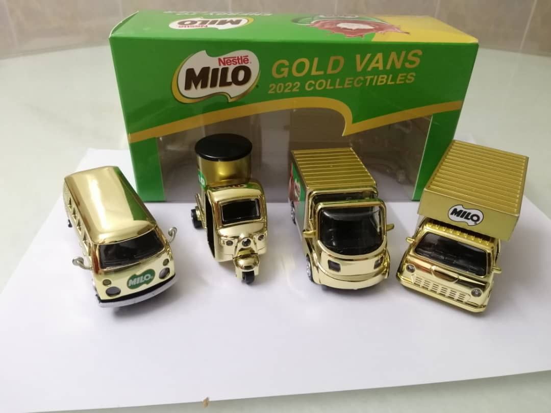 (LIMITED EDITION)GOLDEN MILO VAN SET, Hobbies & Toys, Collectibles ...