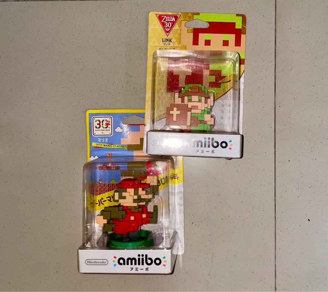 Link and Mario 30th Anniv Classic Amiibo Edition, Hobbies & Toys, Toys ...