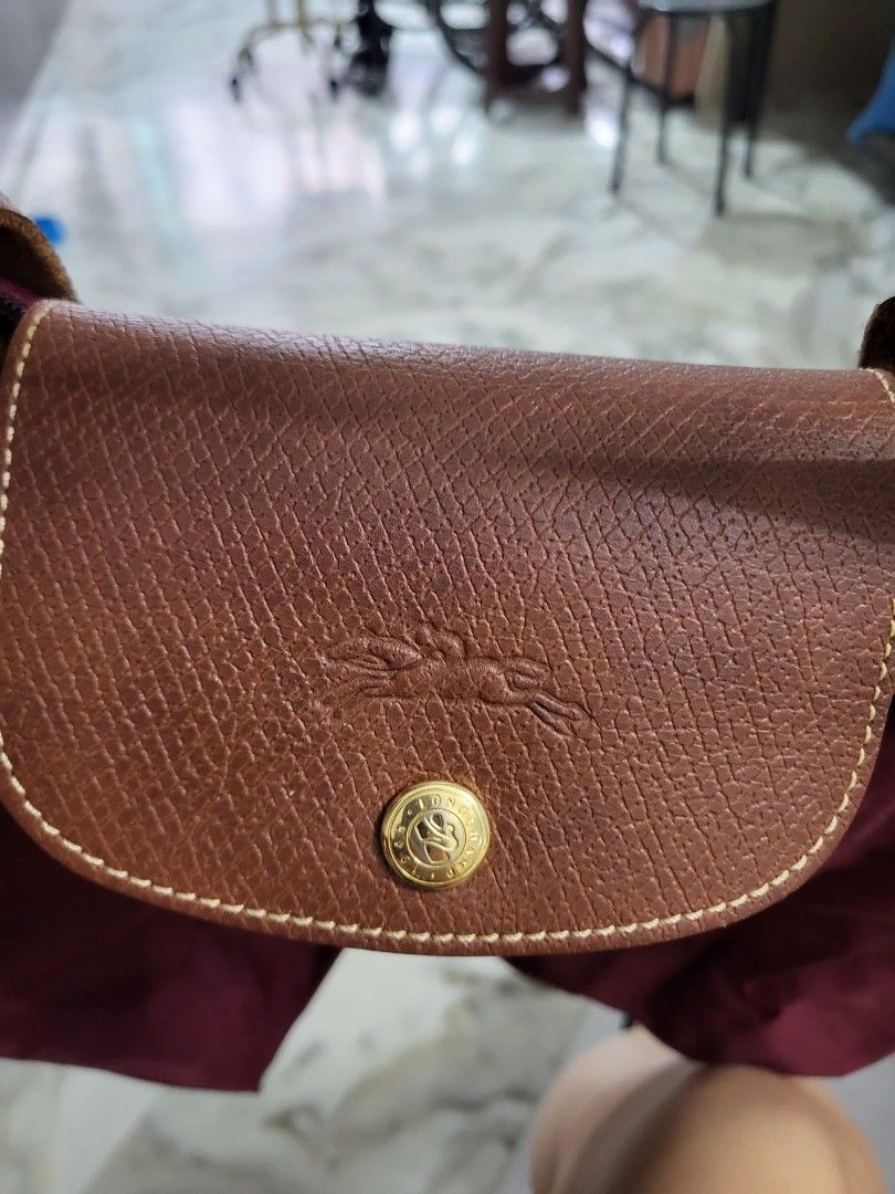 Longchamp Bag Maroon, Women's Fashion, Bags & Wallets, Tote Bags on ...