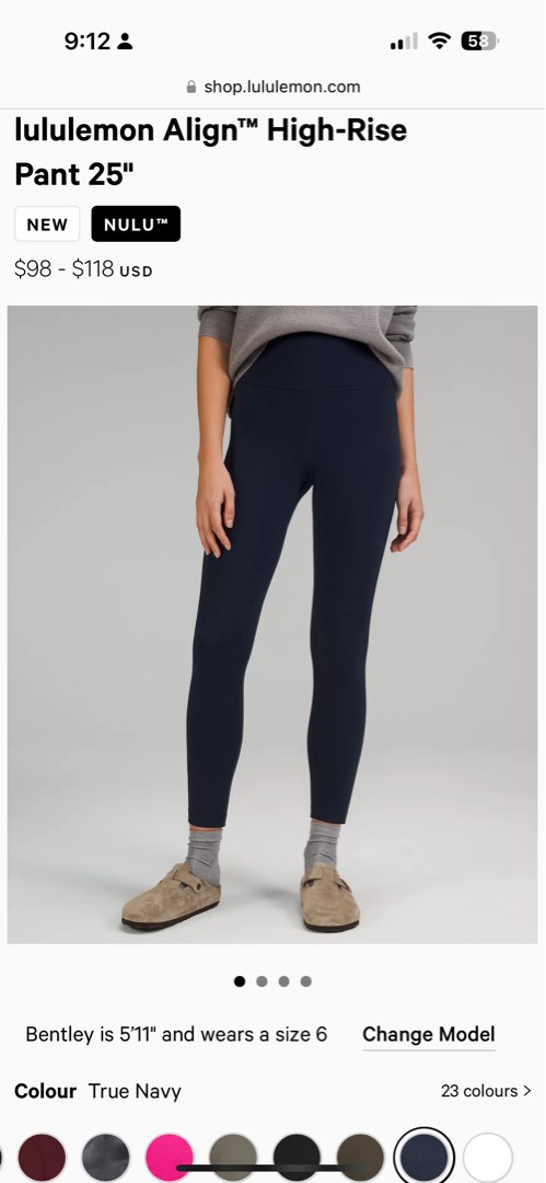 Lululemon Align 25, Women's Fashion, Activewear on Carousell