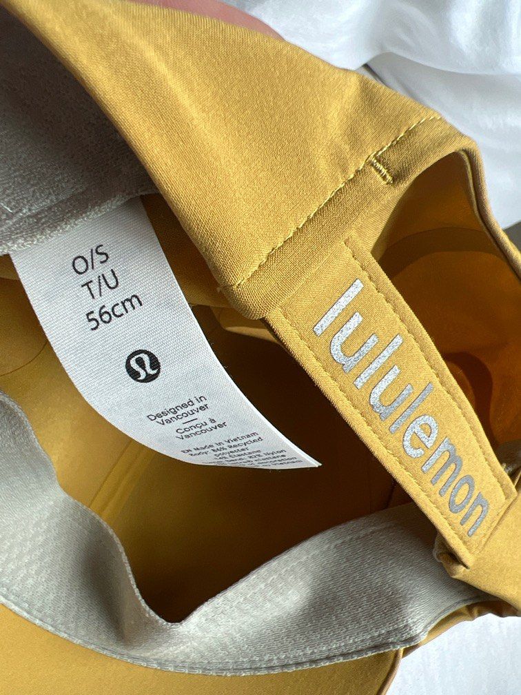 Lululemon Yellow Cap, Men's Fashion, Watches & Accessories, Caps & Hats ...