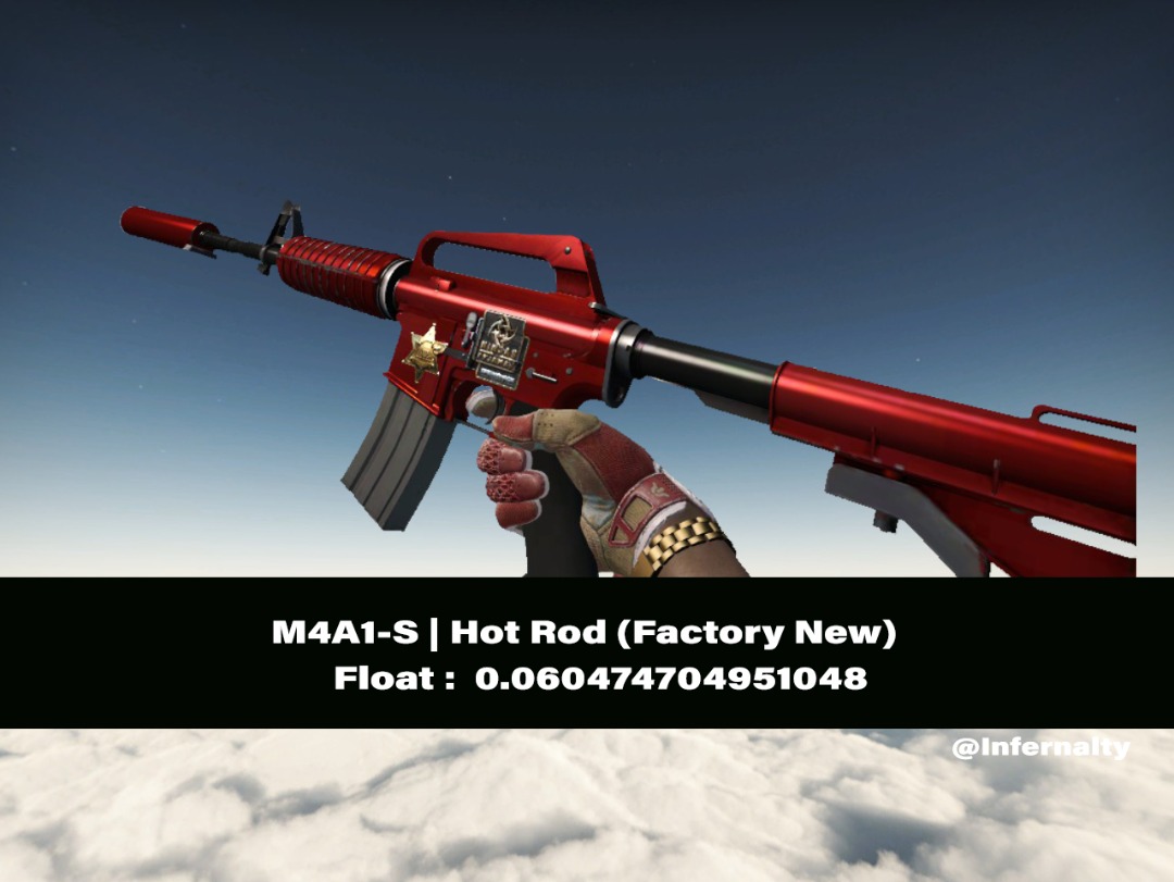 M4A1-S Hot Rod FN CSGO SKINS KNIVES, Video Gaming, Gaming Accessories ...