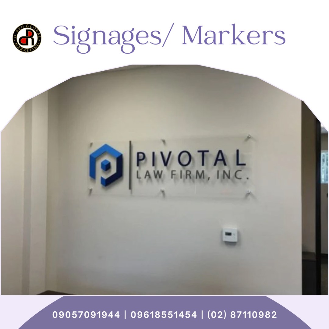 Markers Custom Markers Custom Signages On Carousell