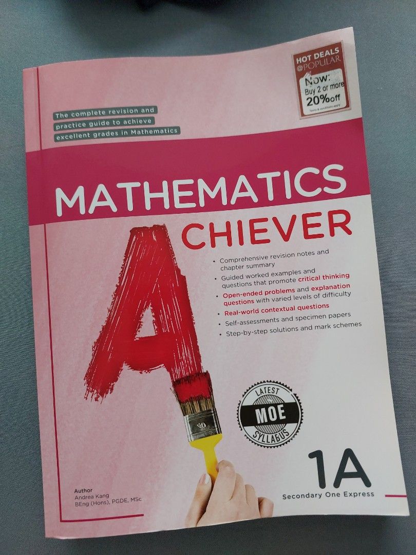 Mathematics Achiever 1A, Hobbies & Toys, Books & Magazines, Assessment ...