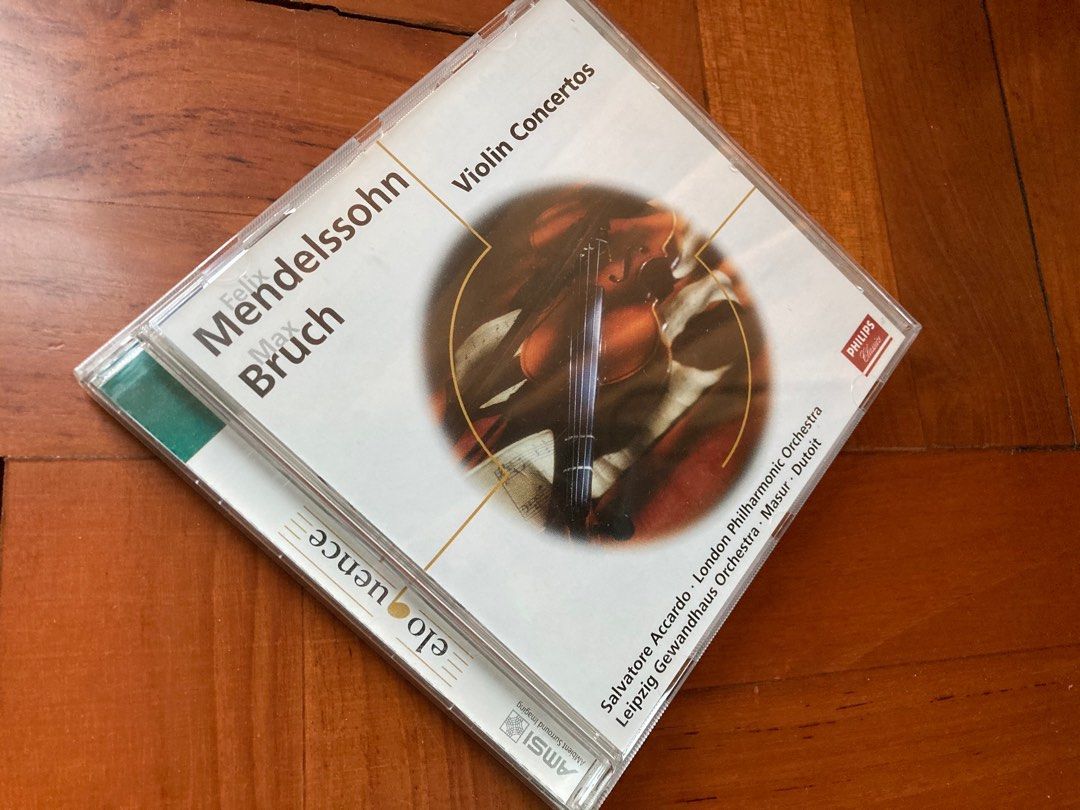 Mendelssohn & Bruch, Violin Concertos, 興趣及遊戲, 音樂、樂器 & 配件, 音樂與媒體 - CD 及 DVD - Carousell