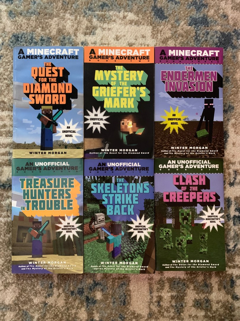Minecraft Novels by Winter Morgan (6 Book Series), Hobbies & Toys ...