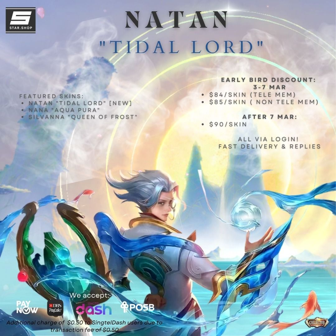 Mobile Legends Natan Collector Skin | MOBILE LEGENDS DIAMONDS | MLBB ...