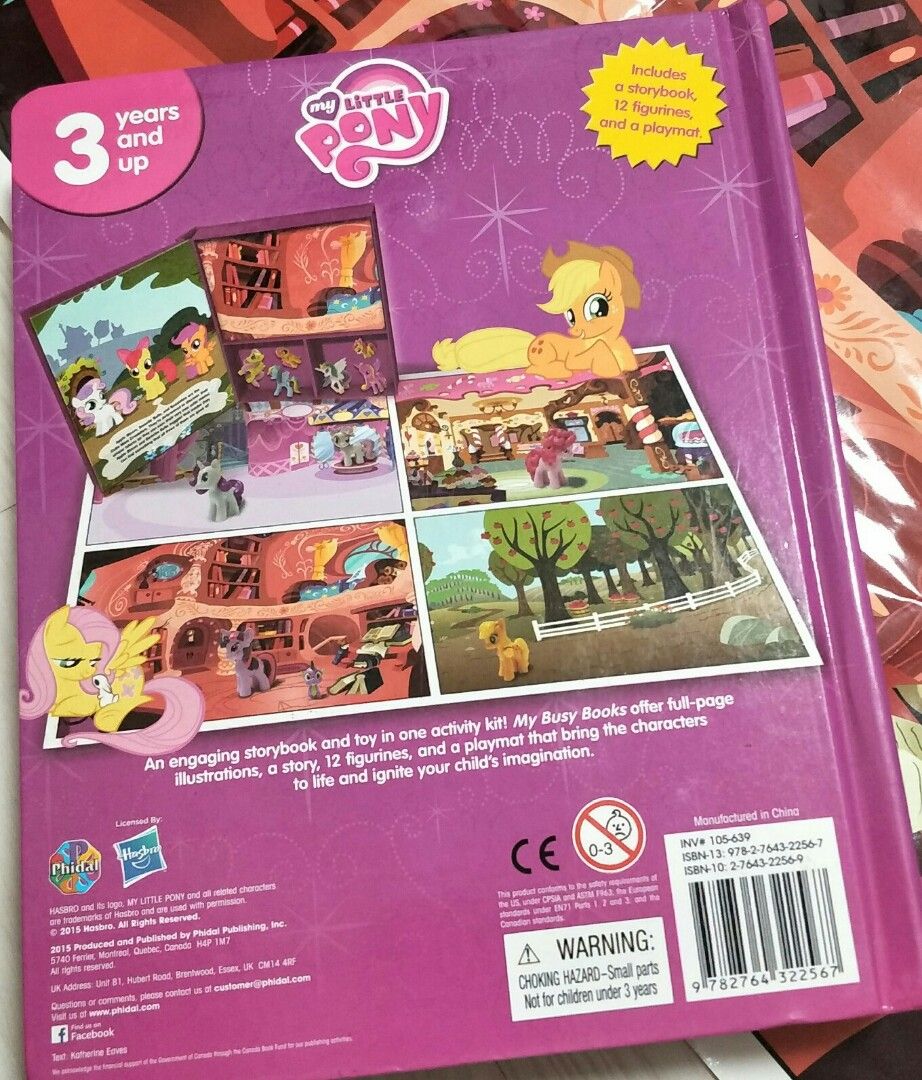 My little pony busy books, Hobbies & Toys, Toys & Games on Carousell