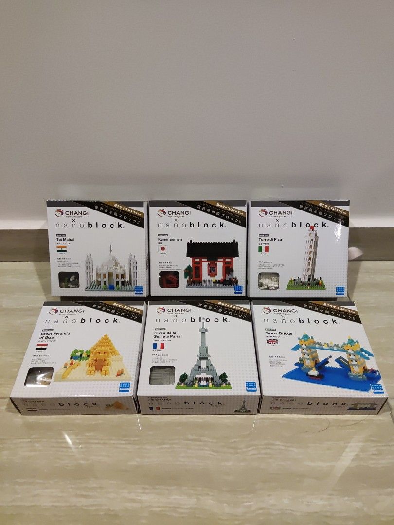 Nanoblock x Changi Airport Singapore, Hobbies & Toys, Memorabilia & Collectibles, Fan ...