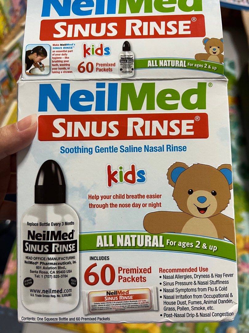 Neilmed Sinus Rinse (for kids), Health & Nutrition, Medical Supplies ...