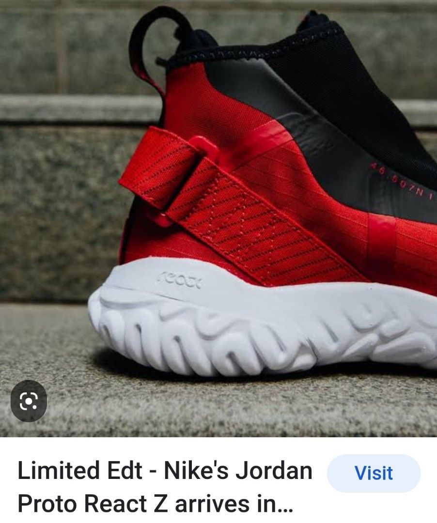 Nike Jordan Proto REACT Z Gym RED / JUMPMAN 10 Us Men / 44 Euro on ...