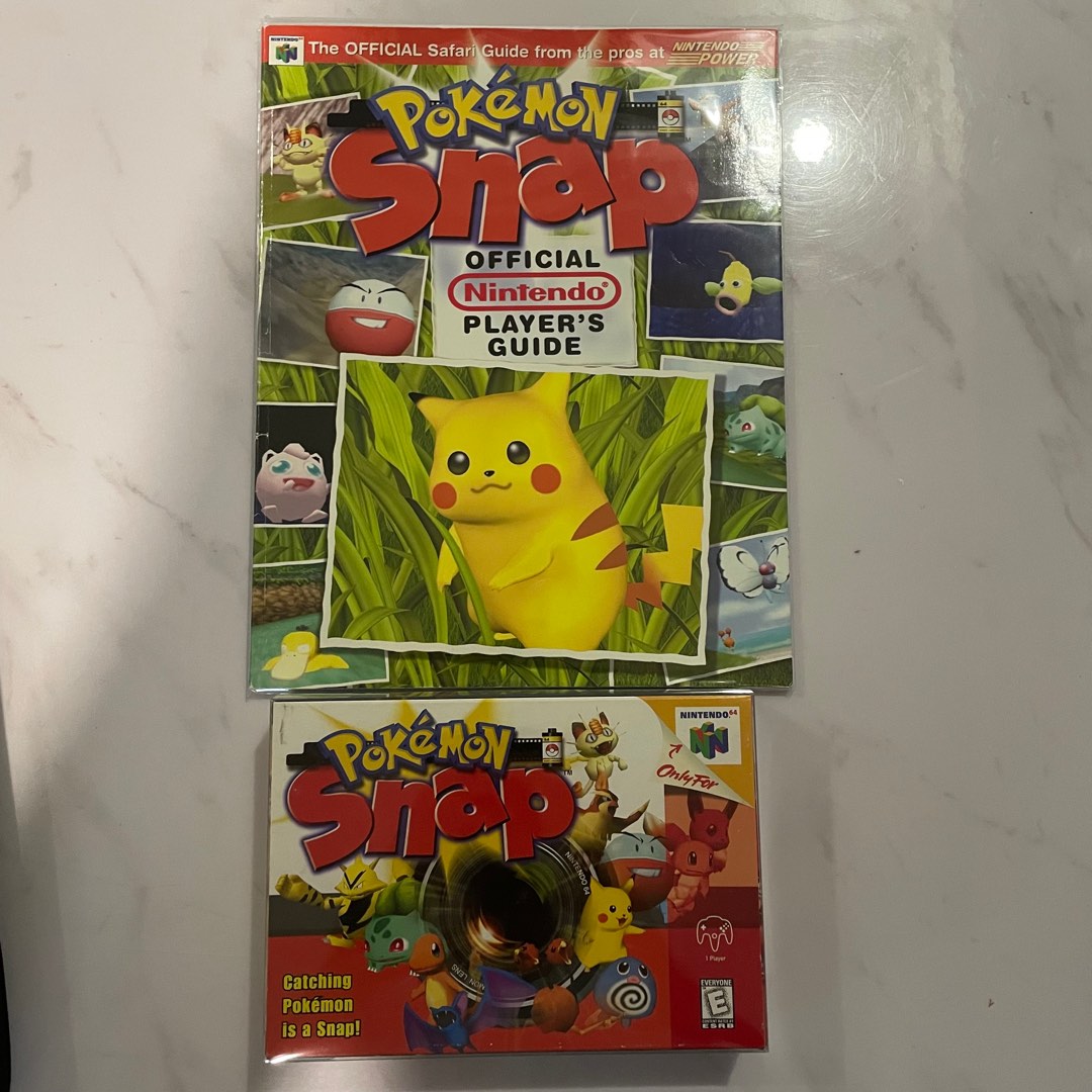 RARE Nintendo N64 Pokemon Snap + Pokemon Snap Guide, Video Gaming ...
