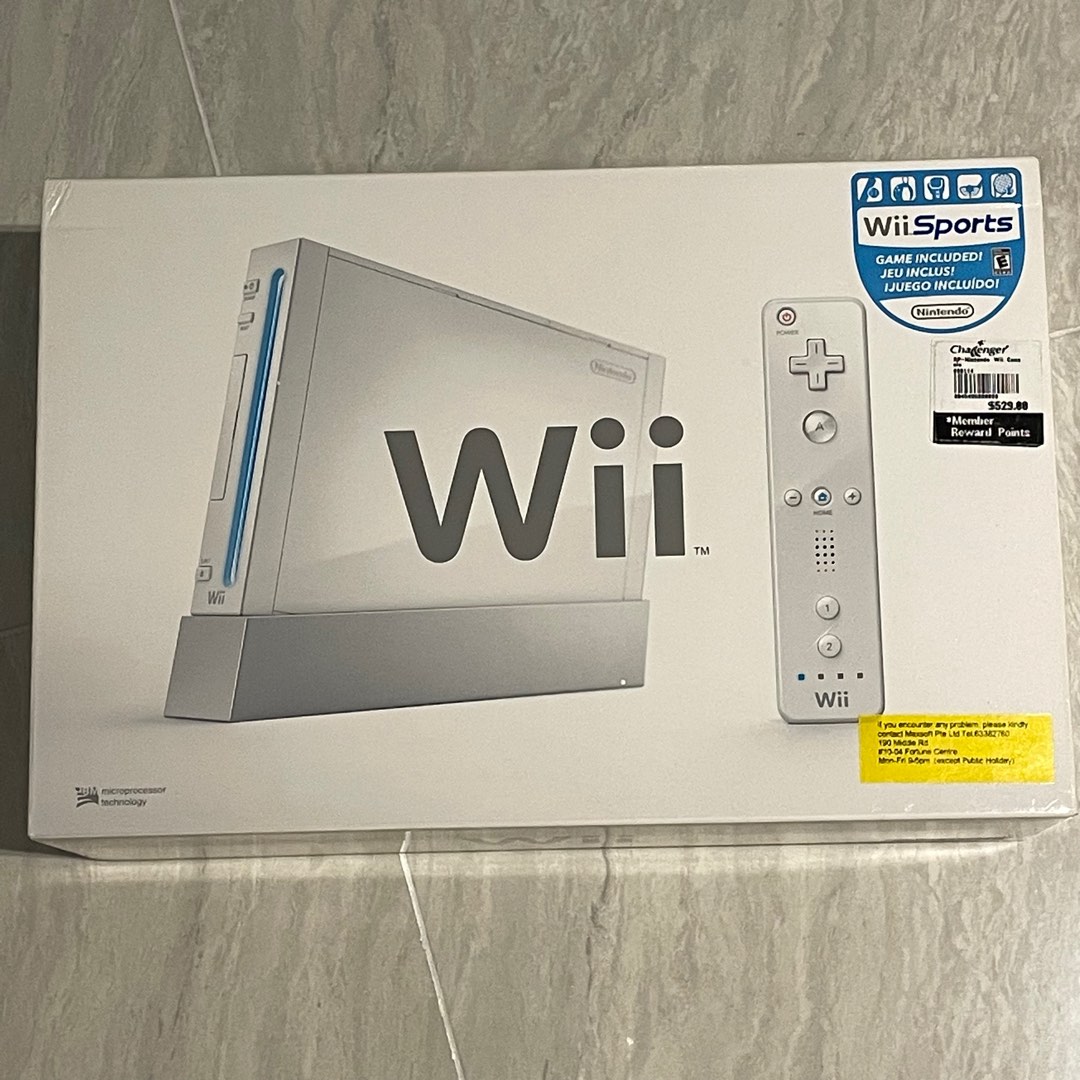 Nintendo Wii Console with Wii Fit, Video Gaming, Video Game Consoles ...