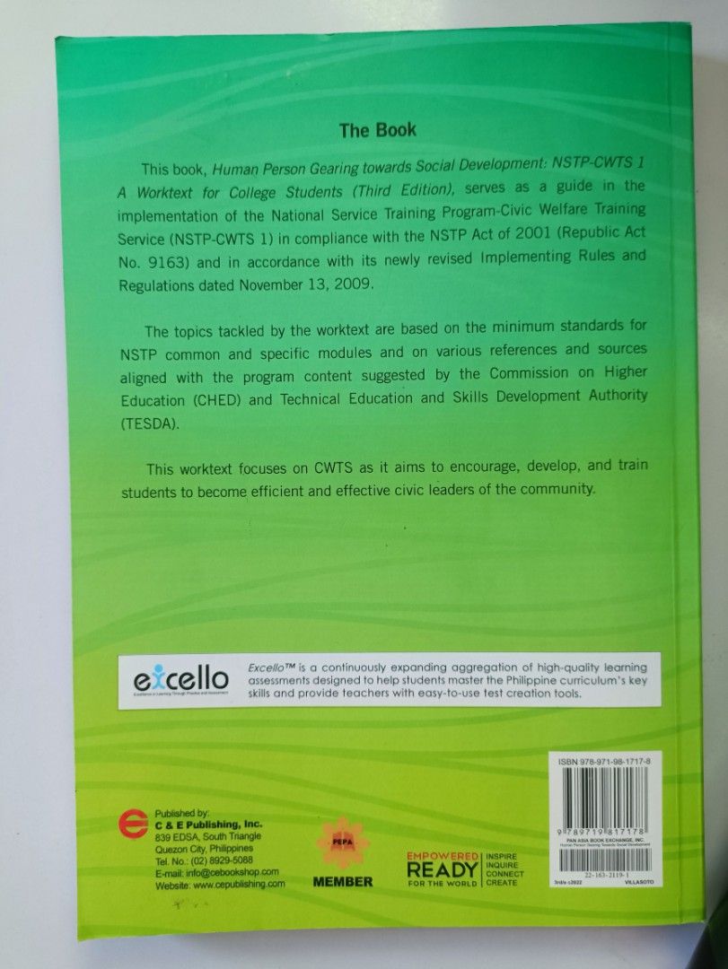 NSTP-CWTS 1, Hobbies & Toys, Books & Magazines, Assessment Books on ...