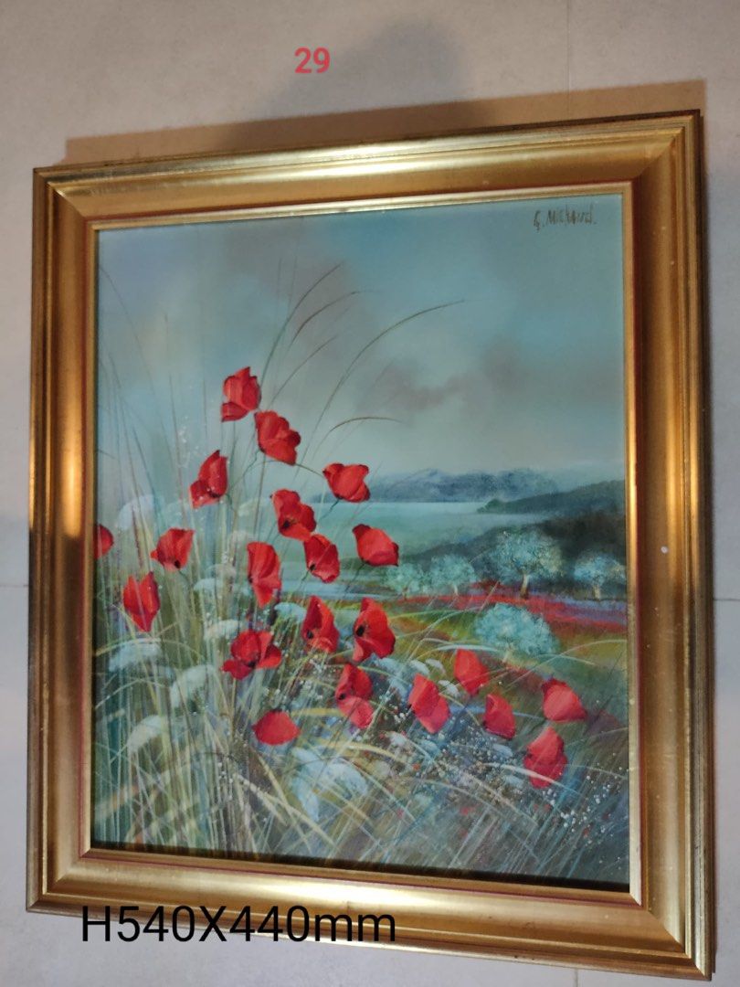 Oil Paintings by French artist: Gilbert Michaud, Furniture & Home ...